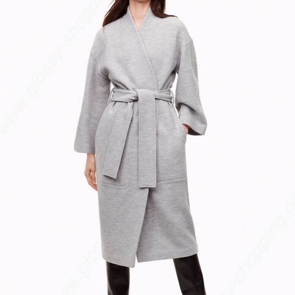 Aritzia (Wilfred) Wool Belted Jacket - Gem